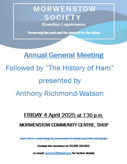 Morwenstow Society AGM – 5 April 2025 | Morwenstow Community Centre